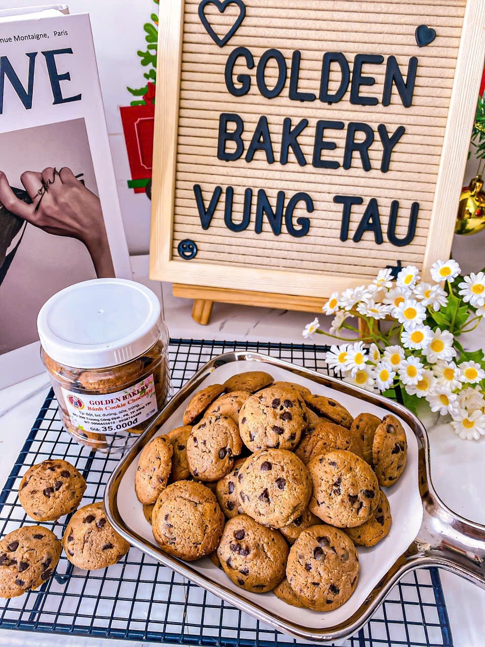 Bánh Cookies Mix Nho Khô